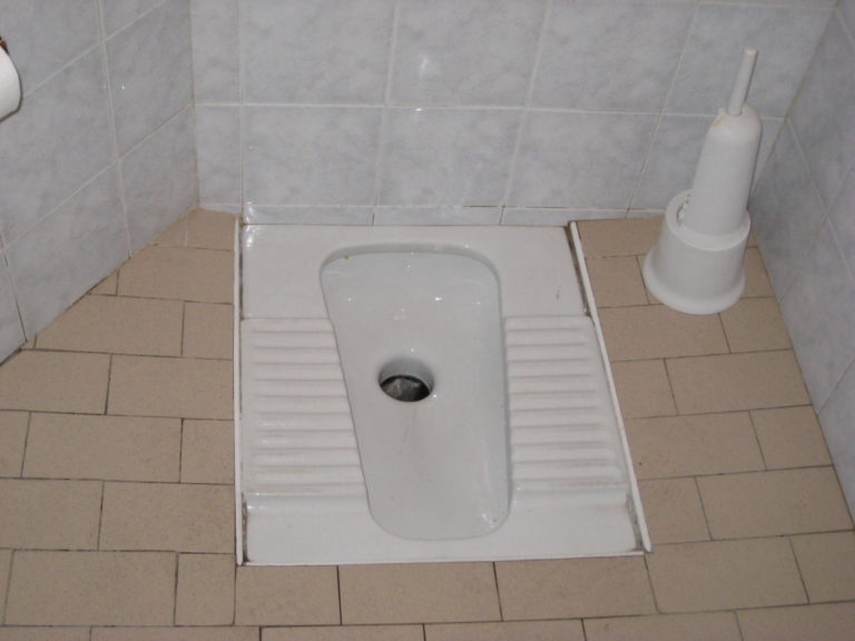Utiliser des Toilettes Turques Etape par Etape - S'accroupir aux WC